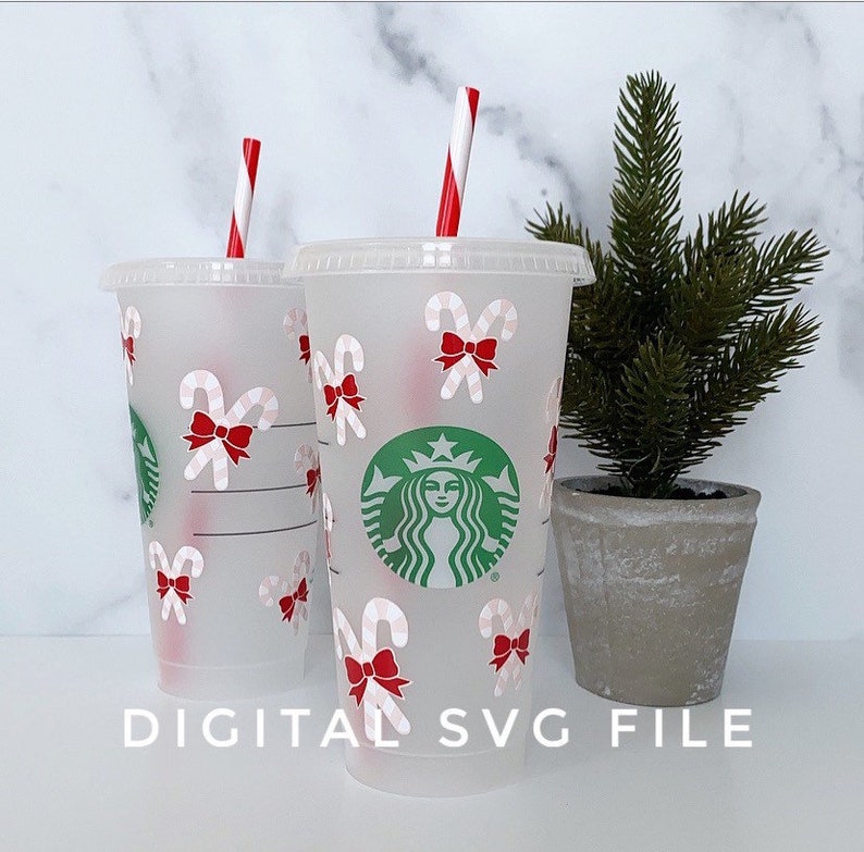 SVG for Reusable Cup, Christmas Cup Svg, Svg Files for Cricut ...