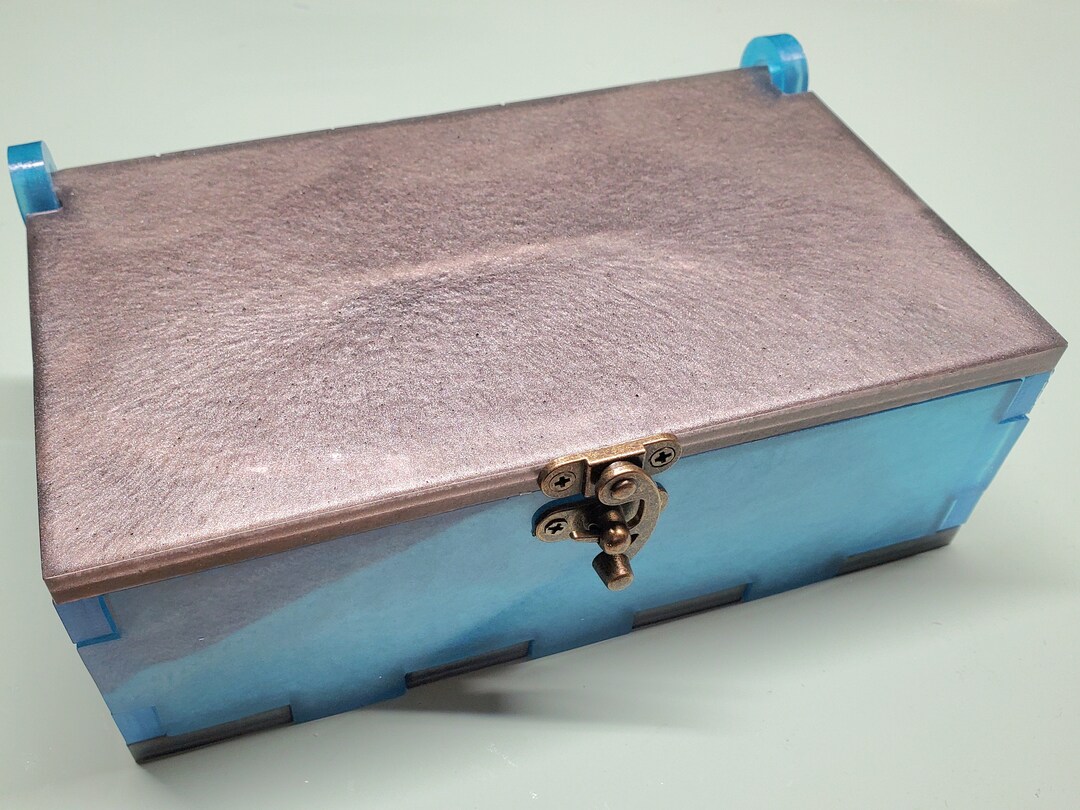 Personalized Storage/jewelry Box, Solid Color With Latch - Etsy