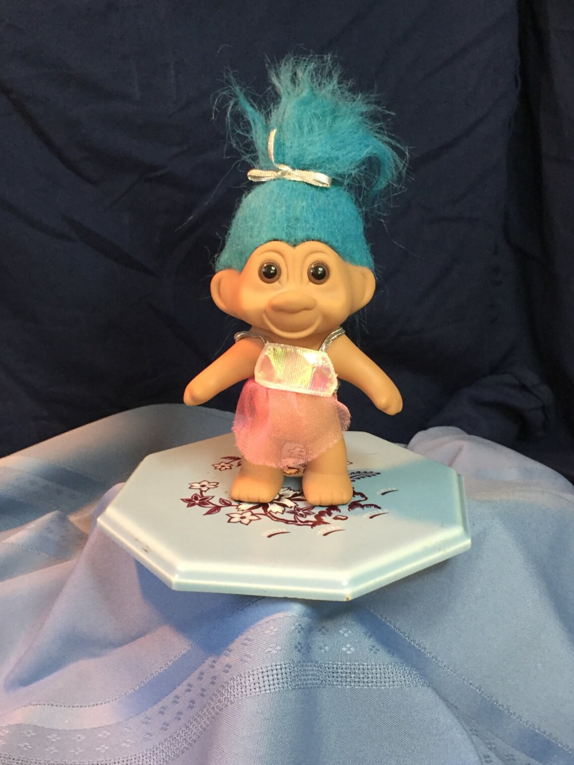 Vintage Troll Doll, Light Blue Hair, TNT Troll, 1991, Ponytail - Etsy