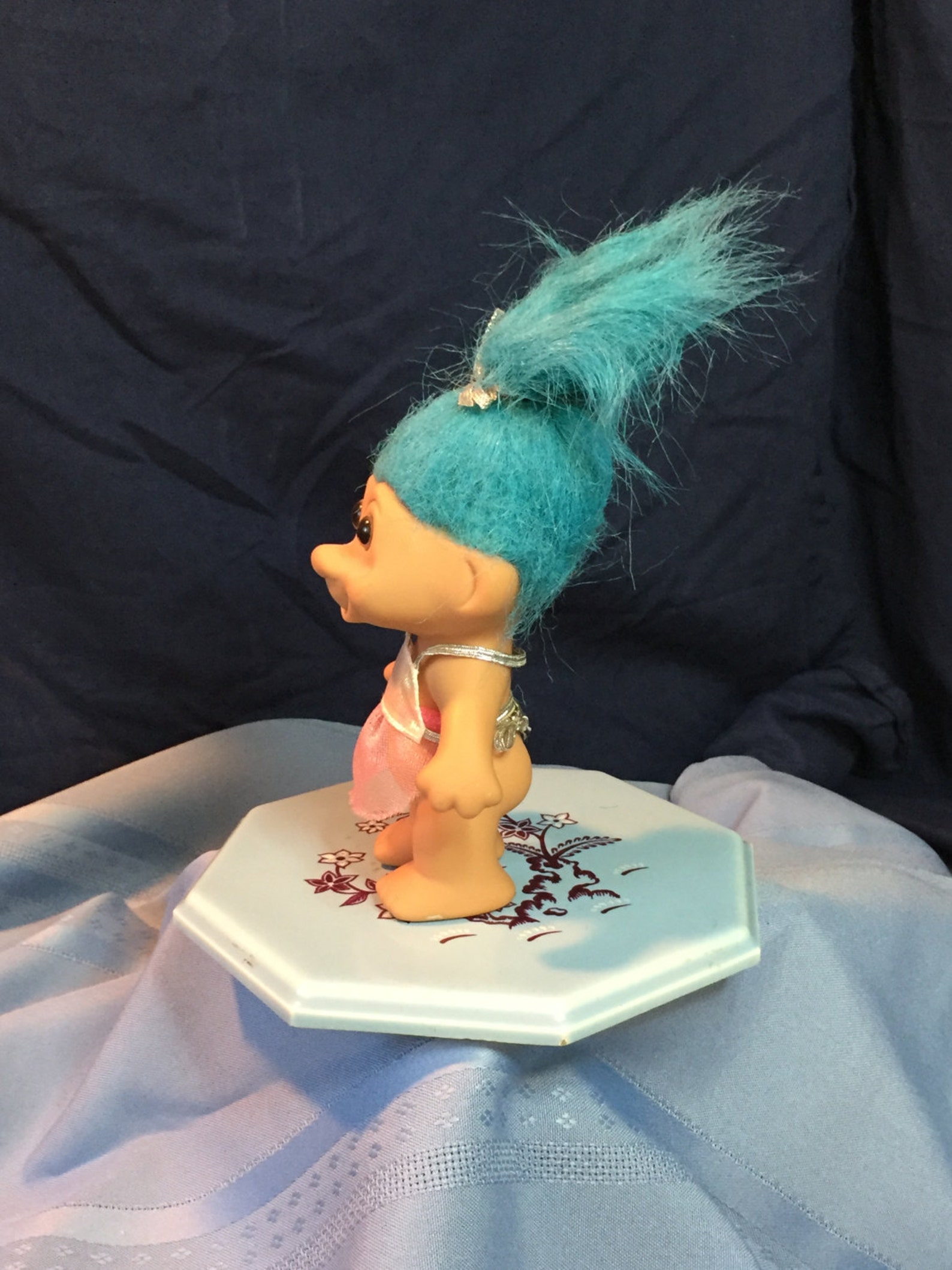 Vintage Troll Doll, Light Blue Hair, TNT Troll, 1991, Ponytail - Etsy