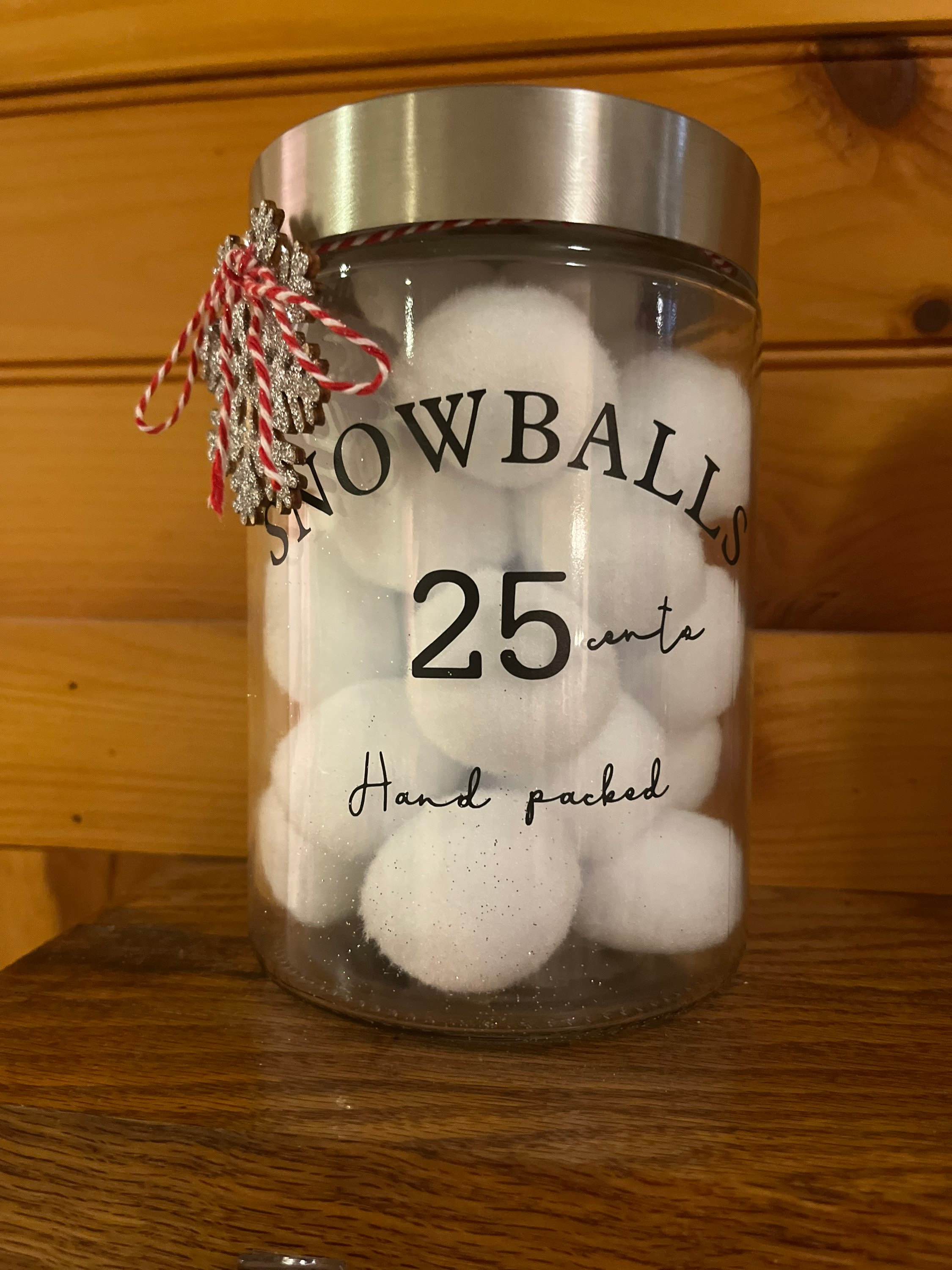 Snowball Decor Container - Etsy