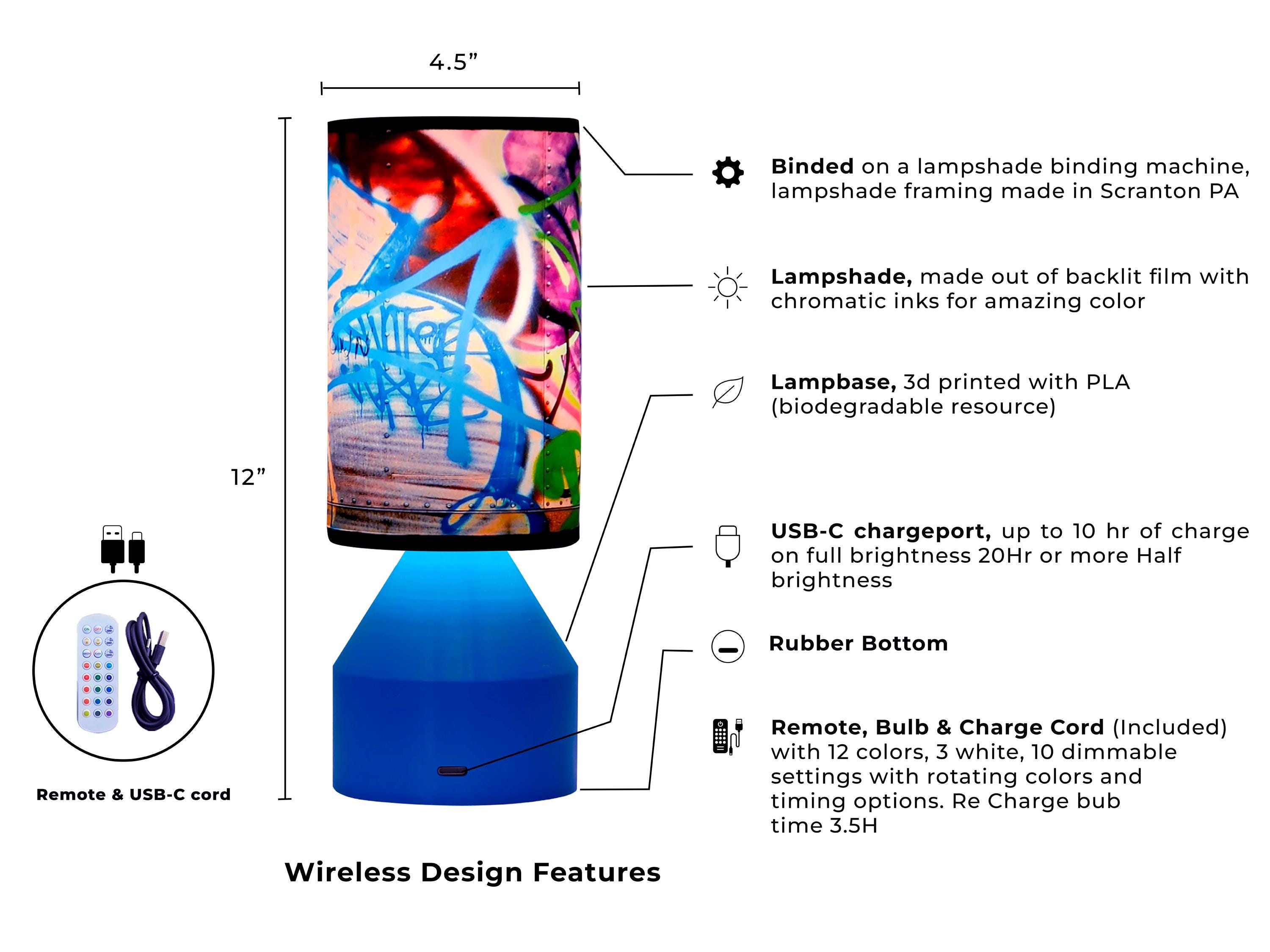 Table Lamps Wireless USB-C Rechargeable Options Now Available! Perfect ...