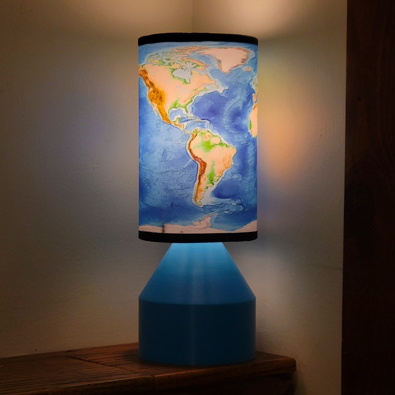 Map Lamp - Etsy