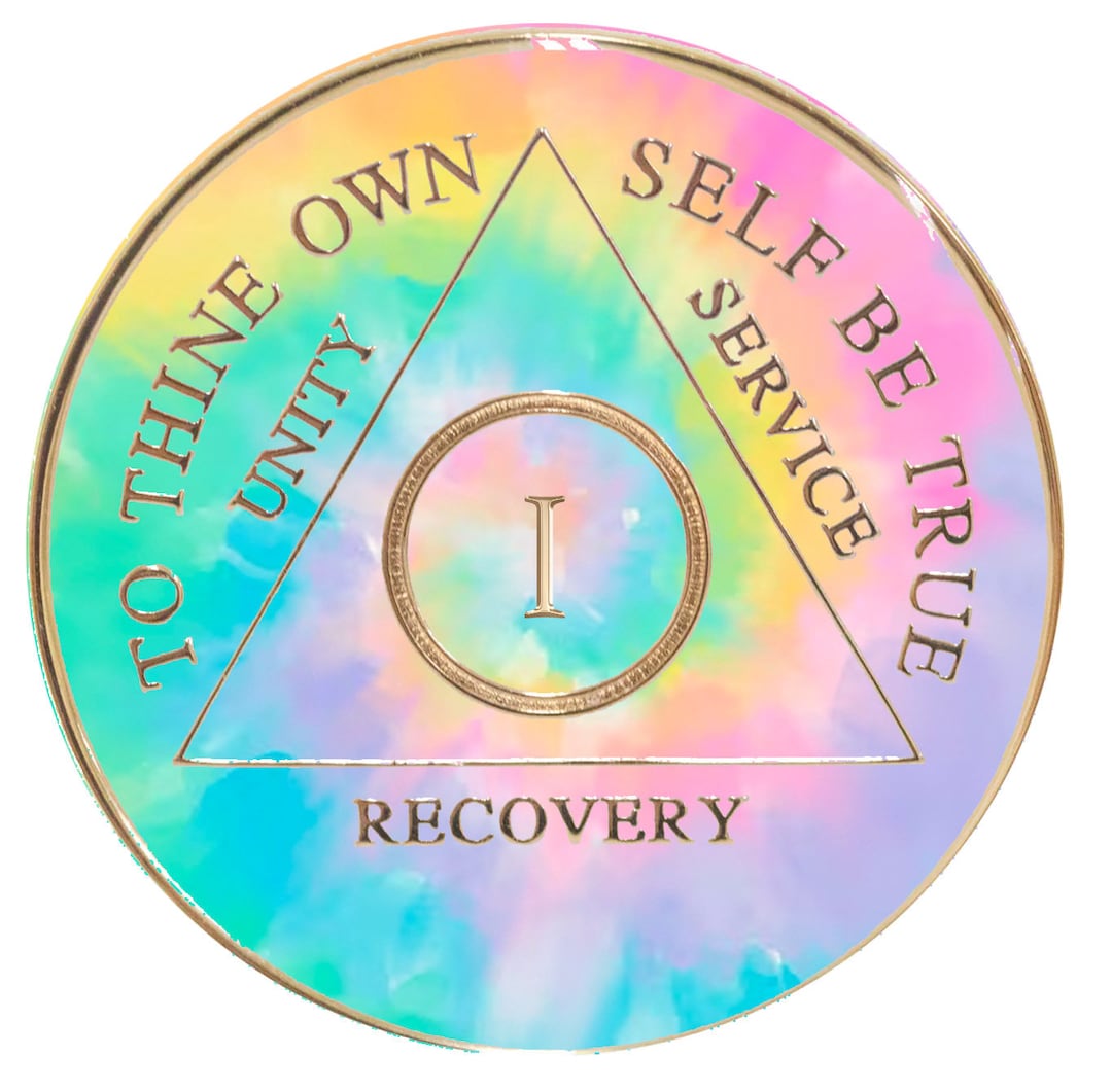 AA Chip | Recovery Medallion | Psychic-delic Change | AA Coin With A ...