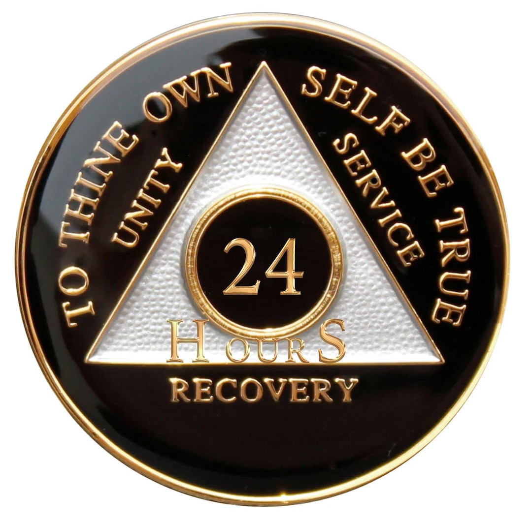 AA Chip | Recovery Medallion | Black AA Coin | Available in 24 Hours ...