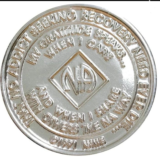 Clean Time Chip Narcotics Anonymous Diamond Shaped Crystal - Etsy