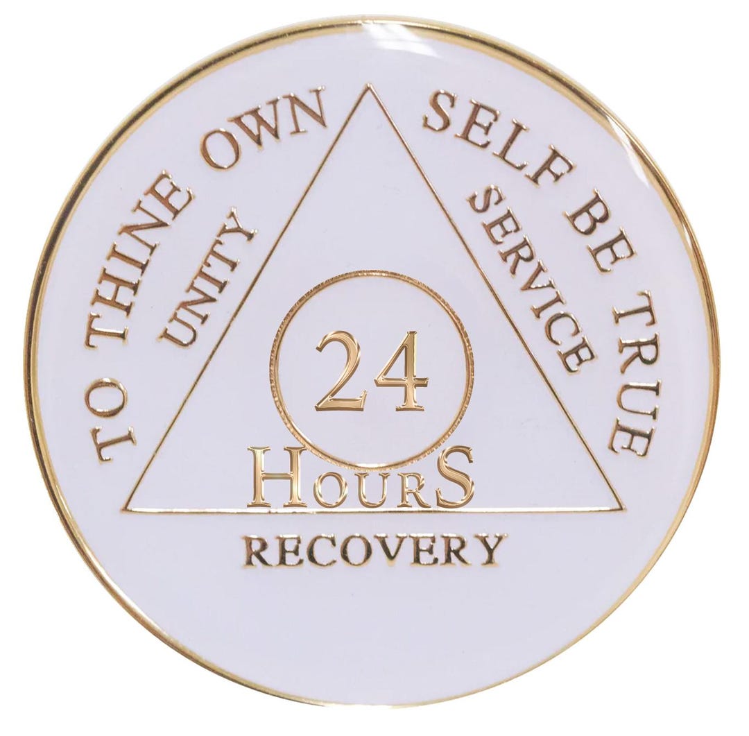 AA Chip | Recovery Medallion | White AA Coin | Available in 24 Hours ...
