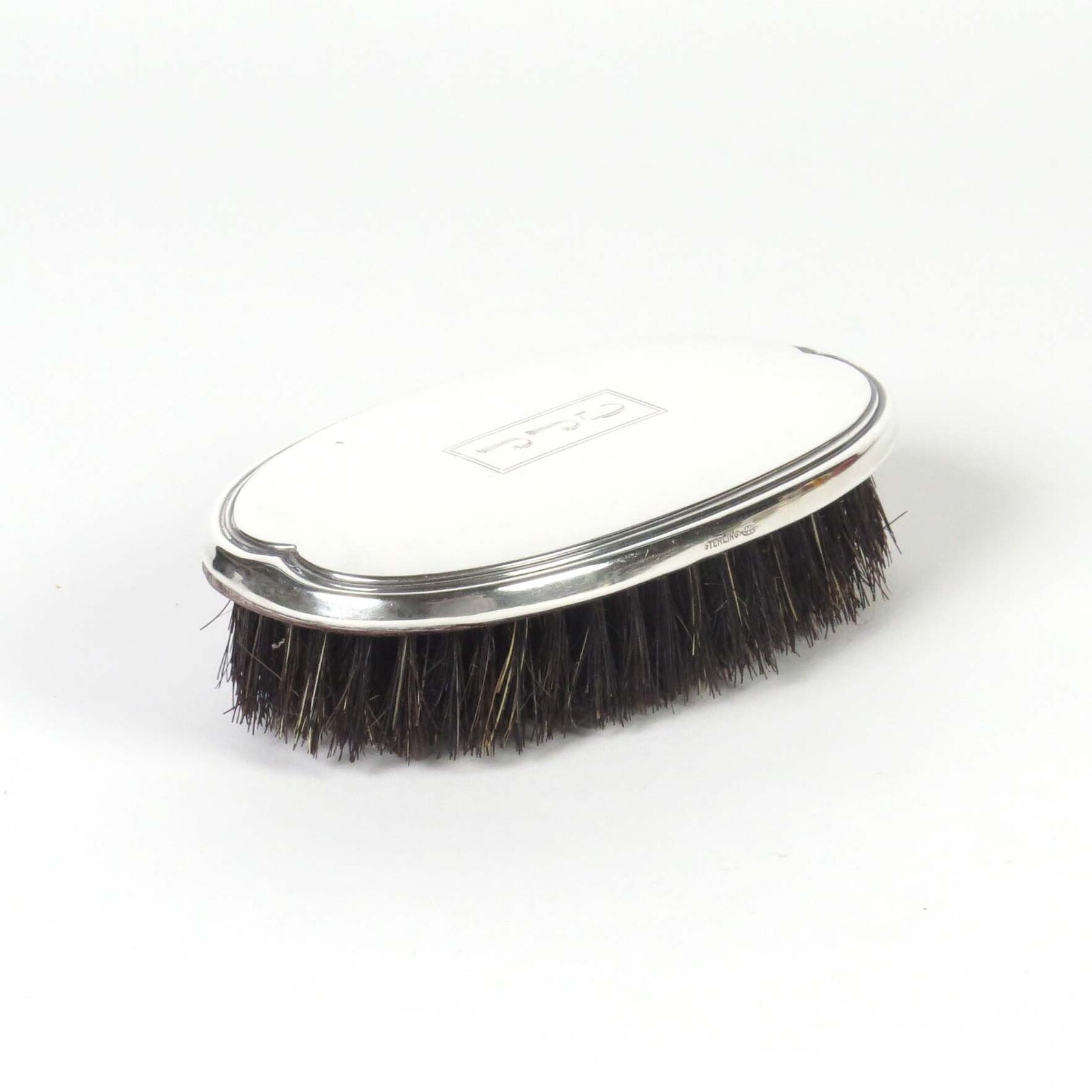 Sterling Silver Brush Webster Monogram JJC Antique Vtg - Etsy