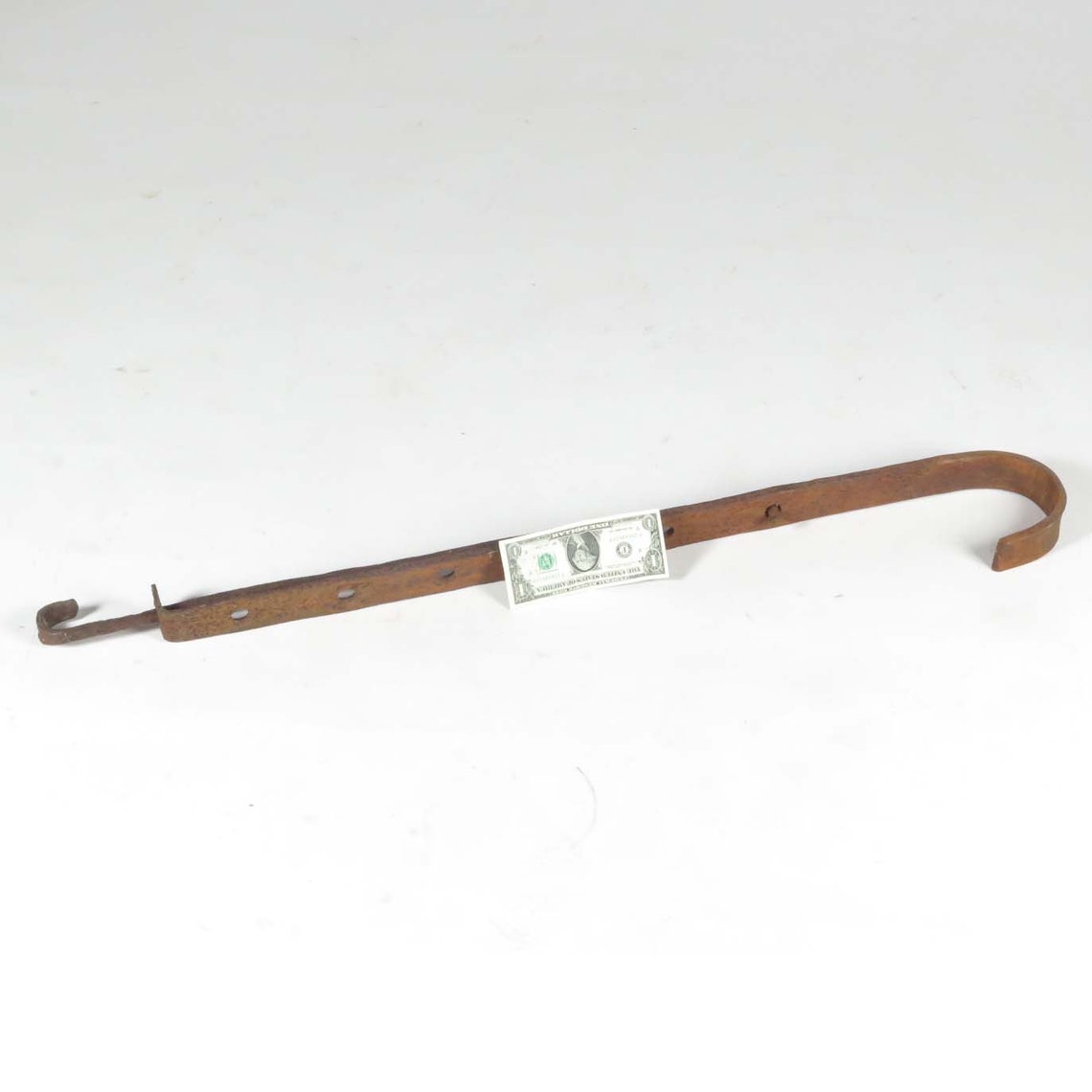 Antique Fireplace Trammel Wrought Iron Pot Hook Hearth Hand - Etsy