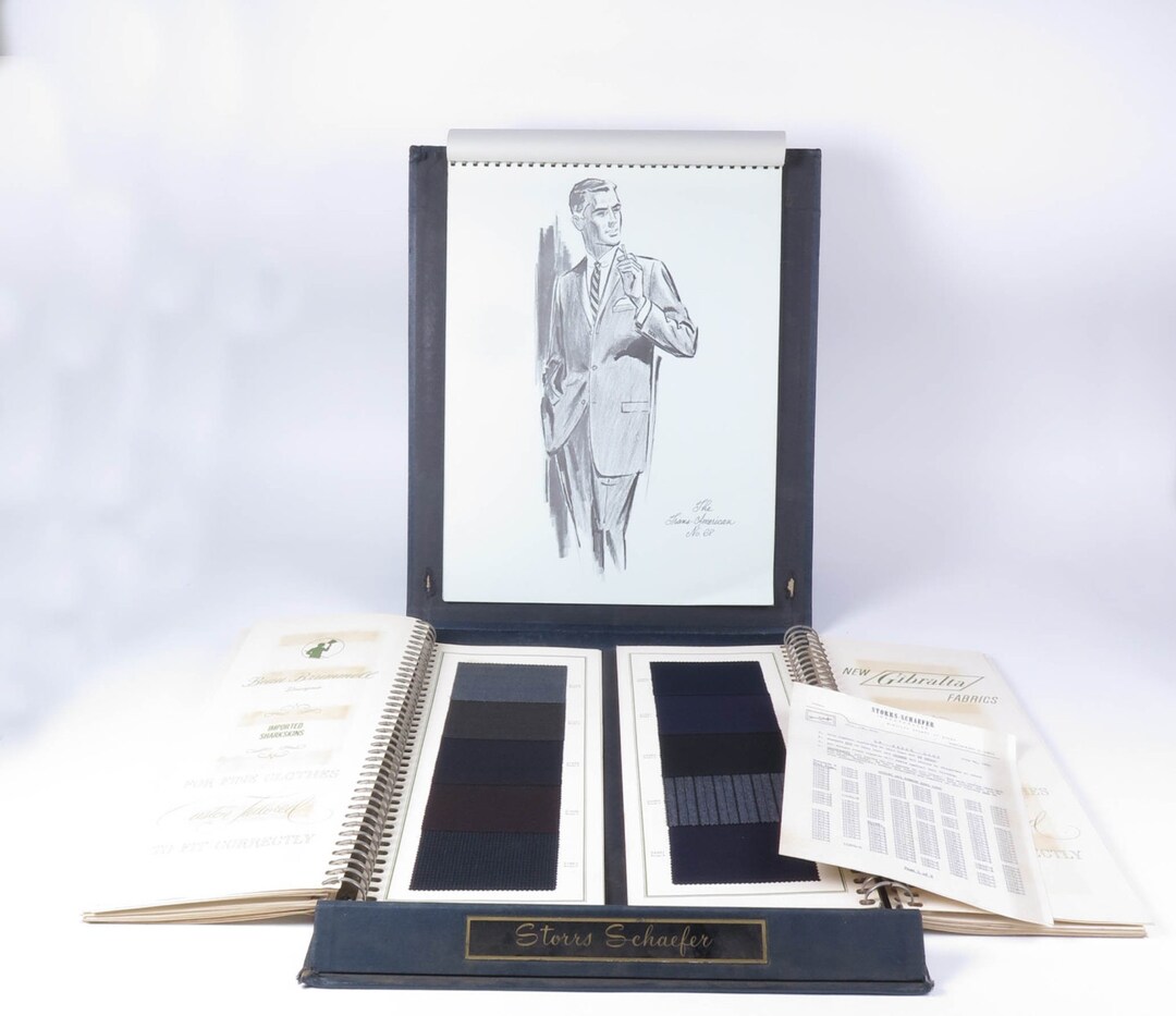 Vintage Clothing Store Display Sample Fashion Book Storrs Schaefer ...