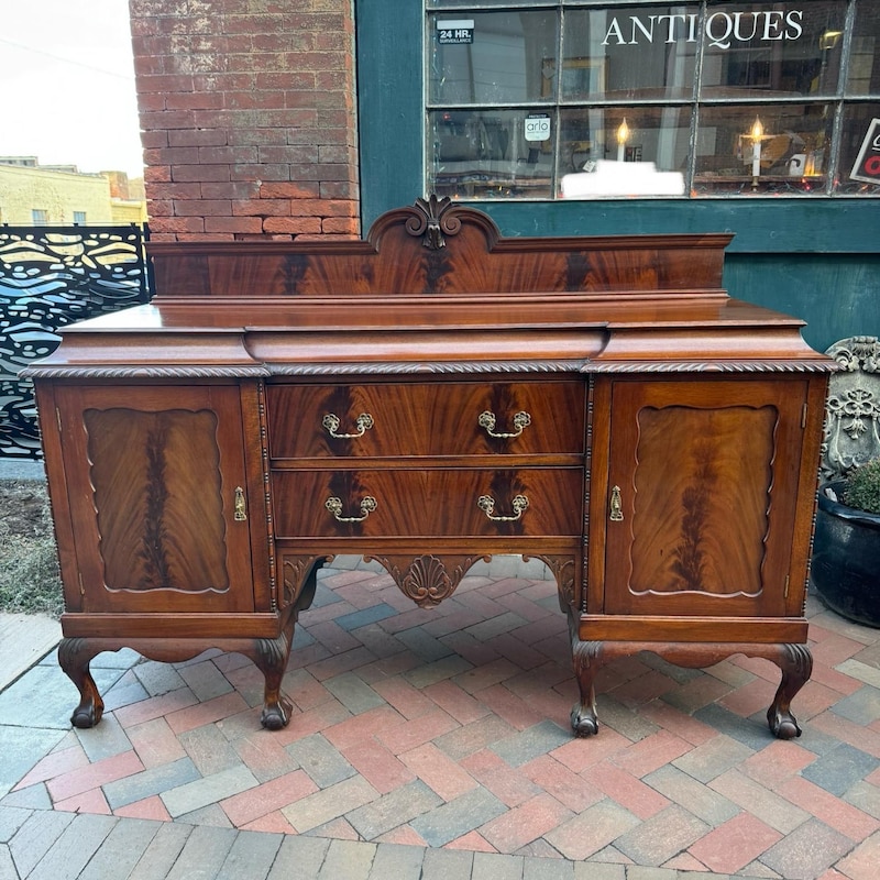 Antique Sideboard Buffet - Etsy