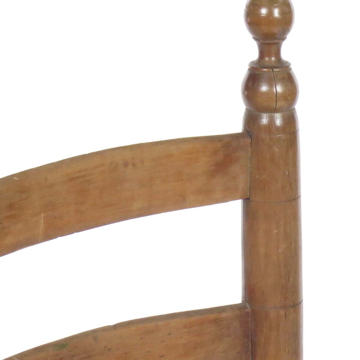 Antique Rocking Chair Rocker Ladder Back Rush Seat Primitive | Etsy