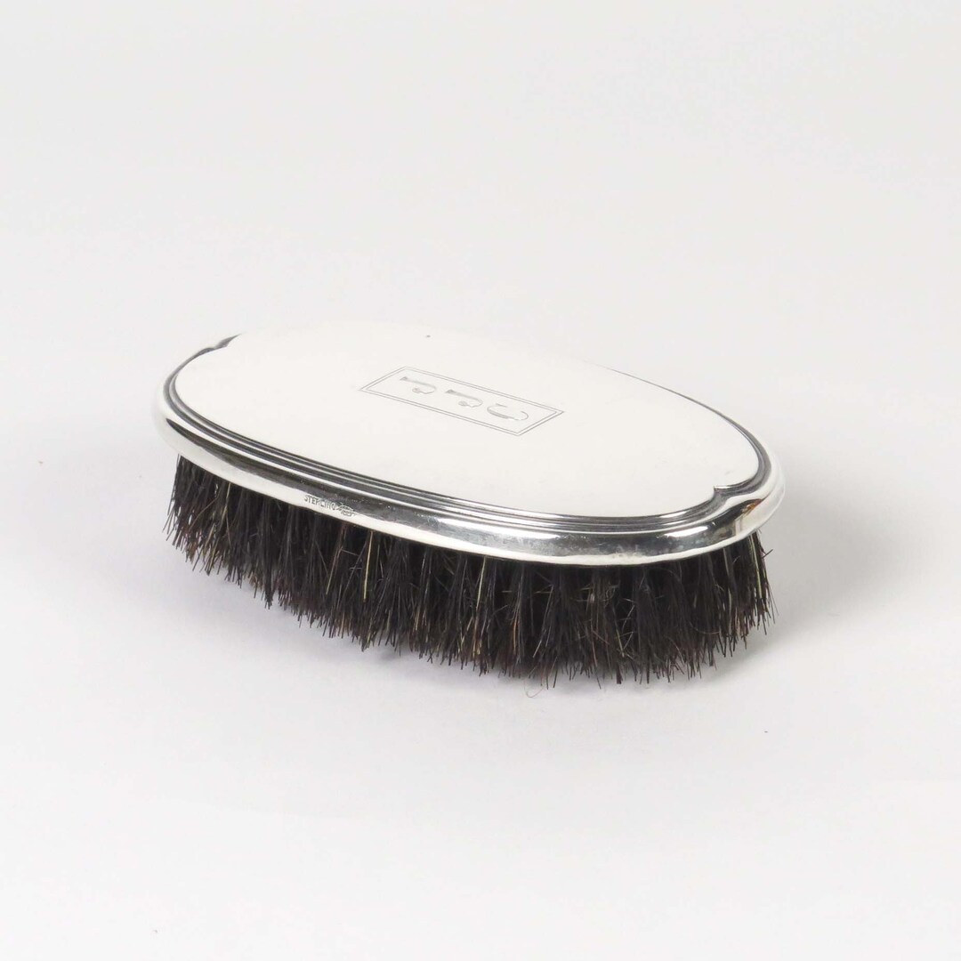 Sterling Silver Brush Webster Monogram JJC Antique Vtg - Etsy