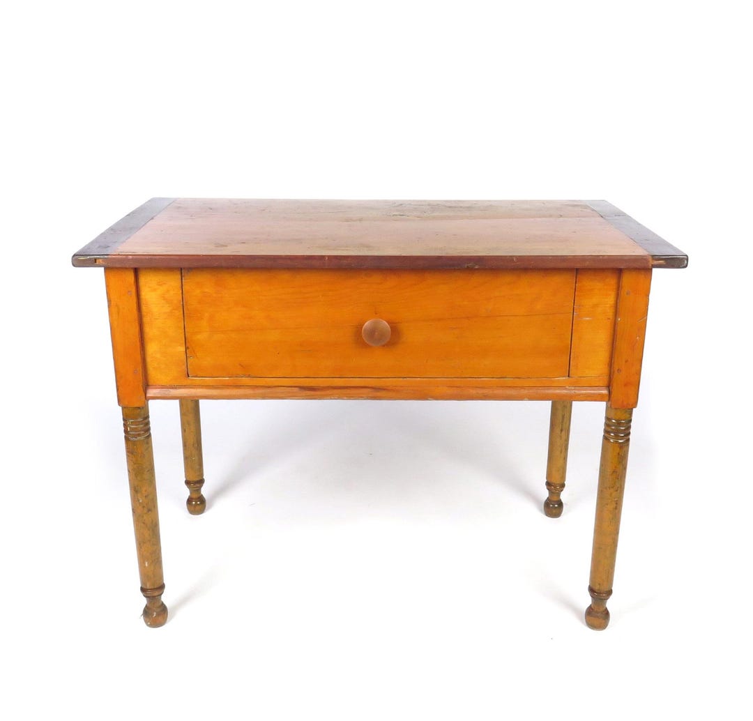 Antique Kitchen Work Table With Large Drawer and Removable Top - Etsy
