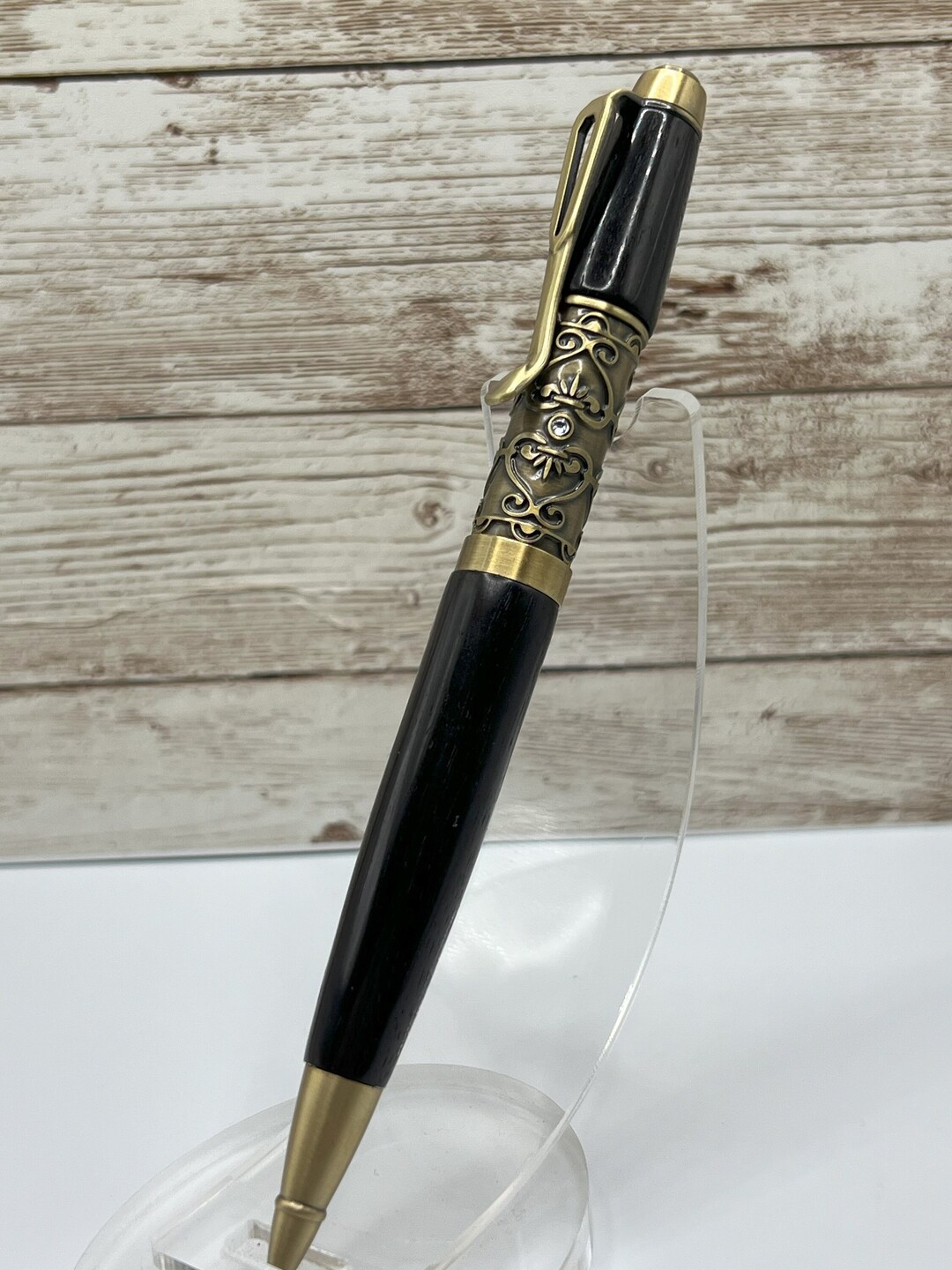 Filigree and Ebony Wood Pen - Etsy