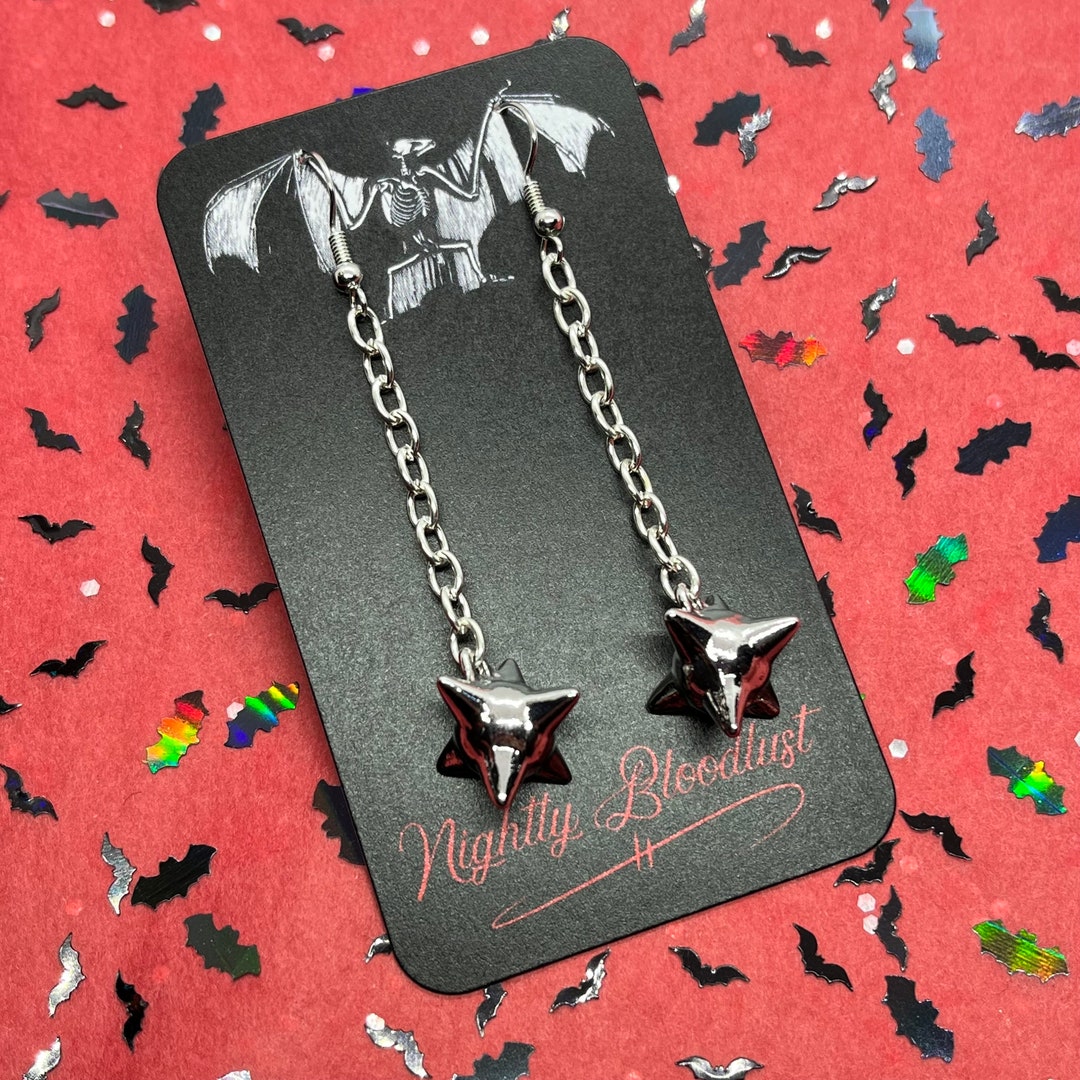 Flail, Mace, Morningstar, or Spike Ball Charm Dangling Earrings V2.0 - Etsy