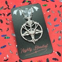 Large Sigil of Baphomet Pendant (bessy Version - Stainless Steel ...