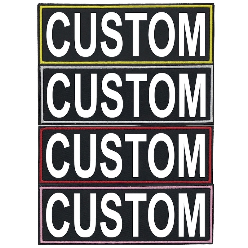 Printed Badge With Velcro - Etsy