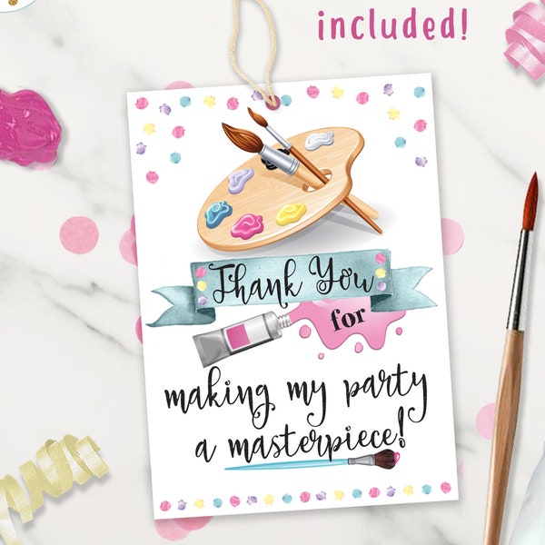 Art Party Welcome Sign, Door Sign, Paint Party, Digital File, Printable ...