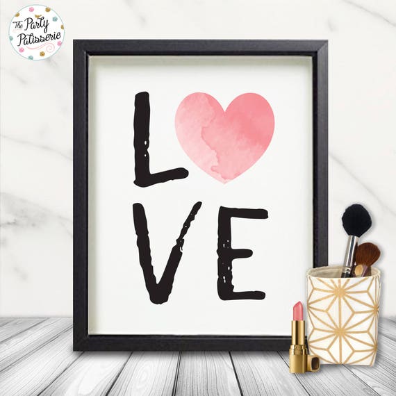 LOVE Printable Art INSTANT DOWNLOAD / Printable | Etsy