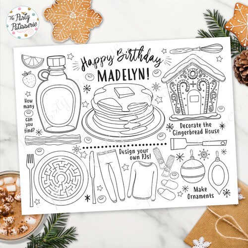 Pancakes And Pajamas Party Banner Digital File Printable Etsy