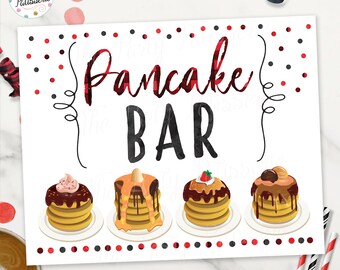 Pancake Bar Sign | Etsy
