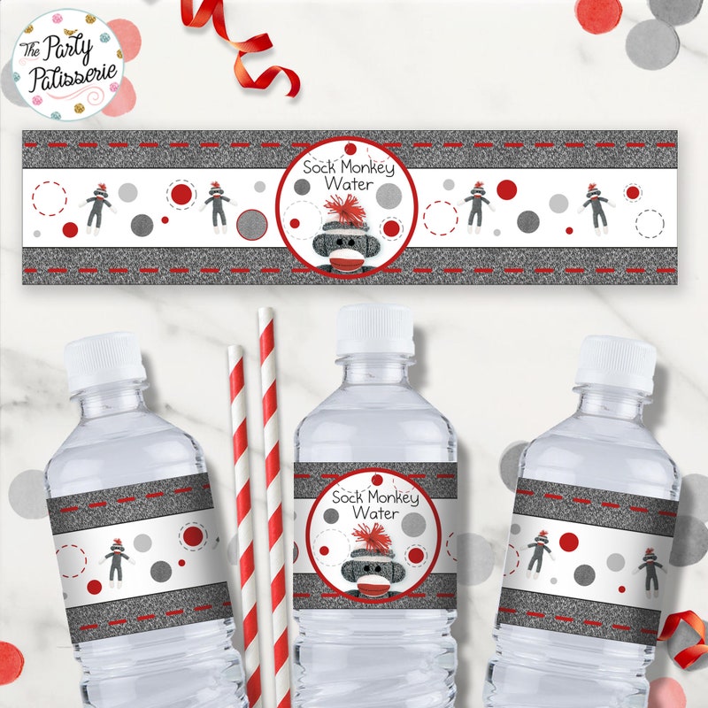 Sock Monkey Labels - Etsy