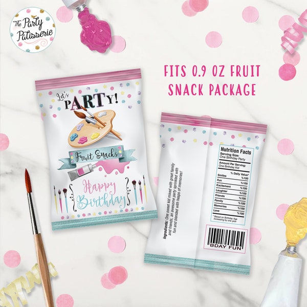 Snack Labels for Party - Etsy