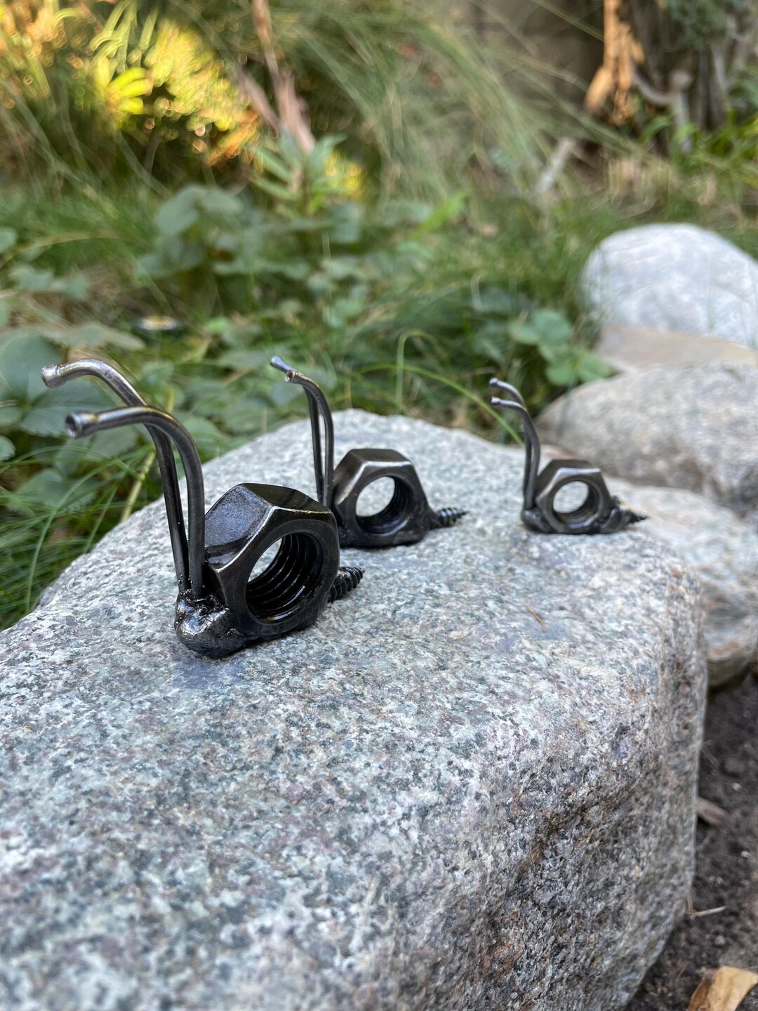 Welded Nut and Screw Snail. (small) - Etsy