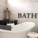 Bathroom Decor, Wood Letters, Wall Letters, BATH, Farmhouse, Bathroom ...