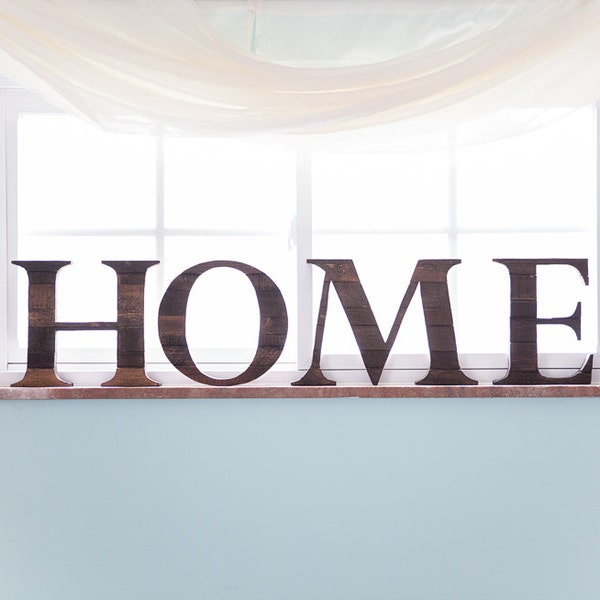 Standing Wood Rustic Letters - Etsy