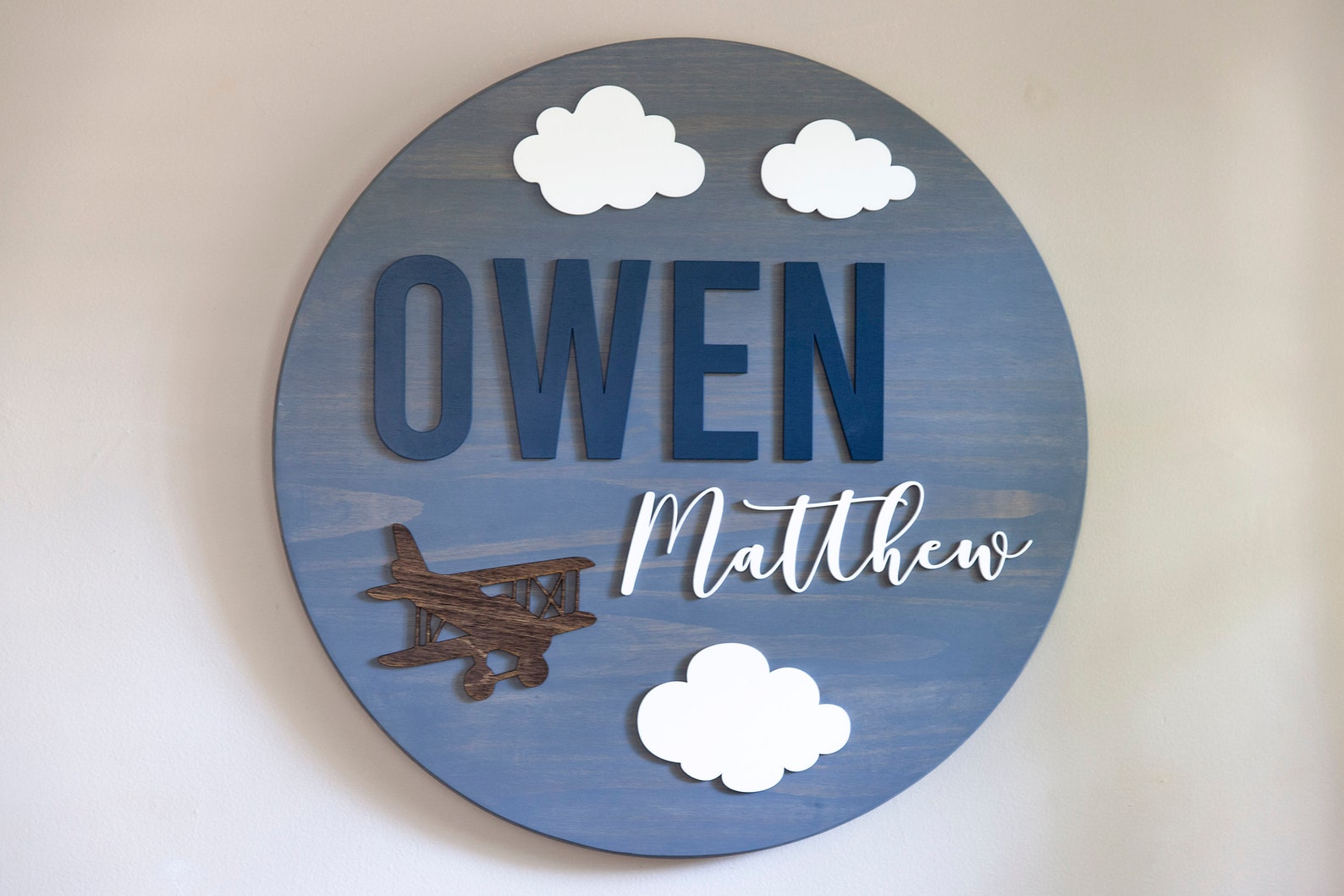 Name Wall Sign Custom Name Sign for Nursery Large 24 Inch | Etsy