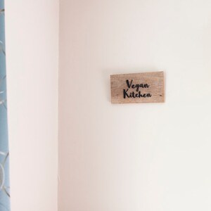 Vegan Gift, Vegan Kitchen, Rustic Sign, Rustic Kitchen Decor, Rustic ...