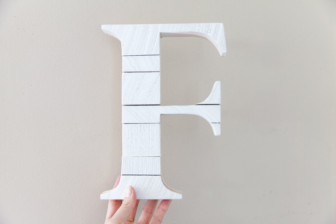 White Wood Letter, Gallery Wall Decor - Etsy