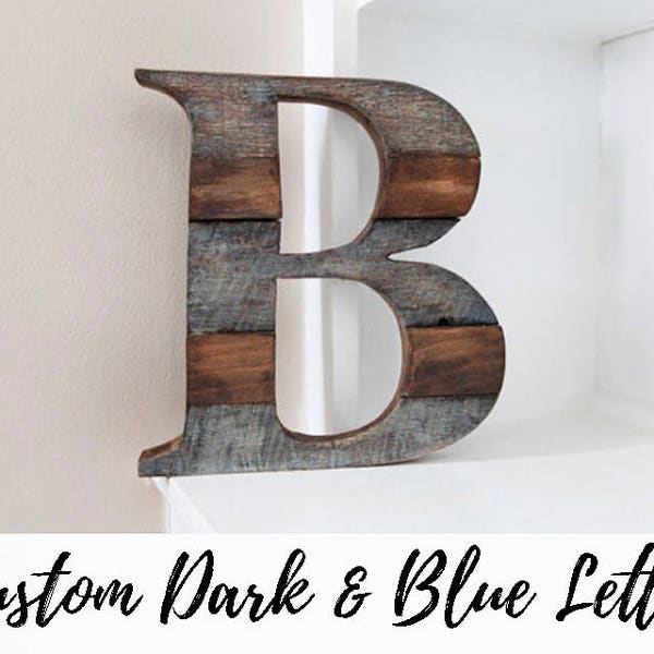 Rustic Letter Wall Decor at Dorothy Hood blog