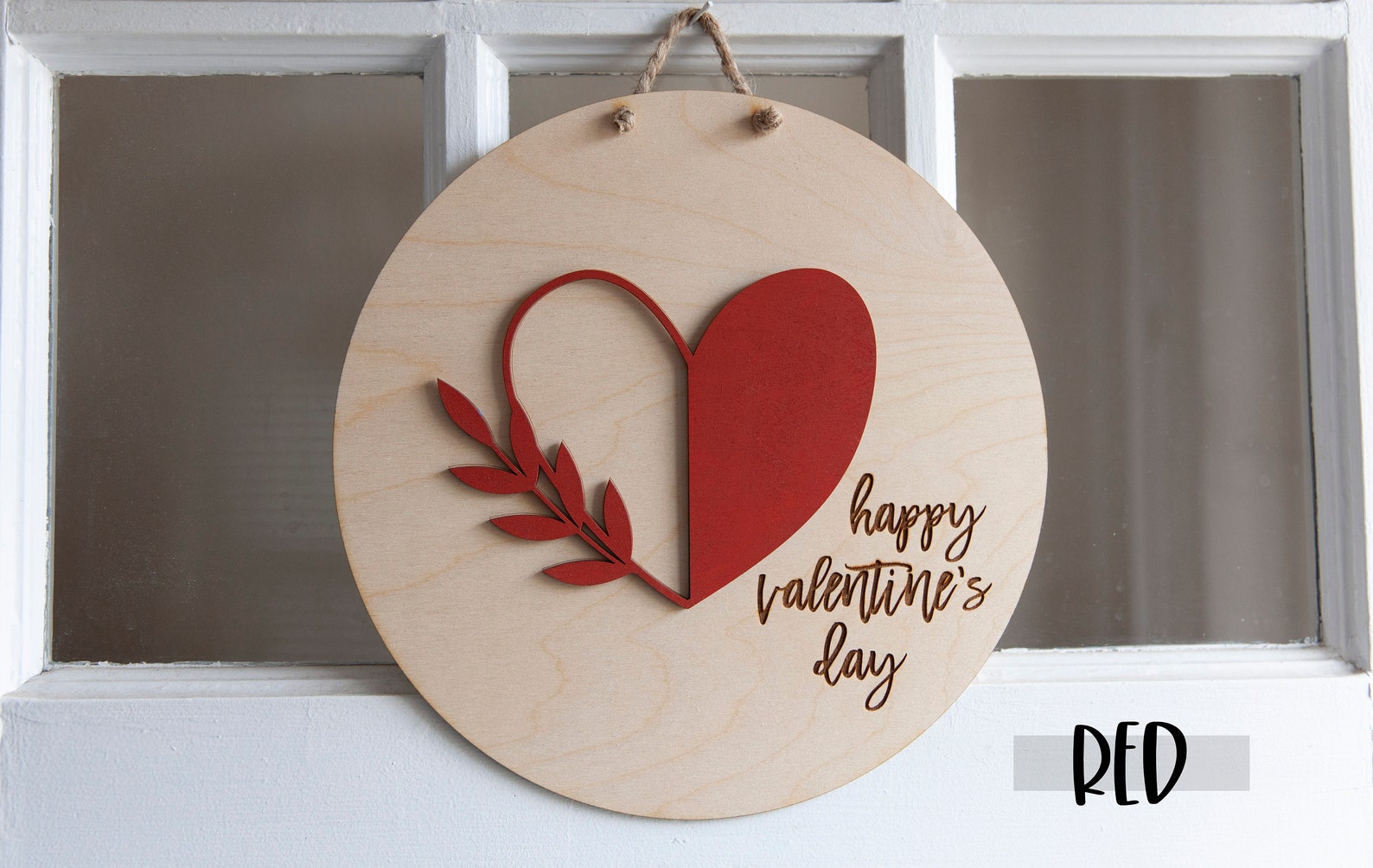 Valentines Day Door Hanger Front Door Decor Valentine's | Etsy