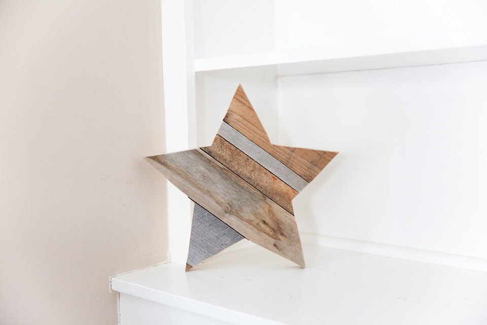 Rustic Home Decor Farmhouse Decor Wood Star Wall Decor | Etsy