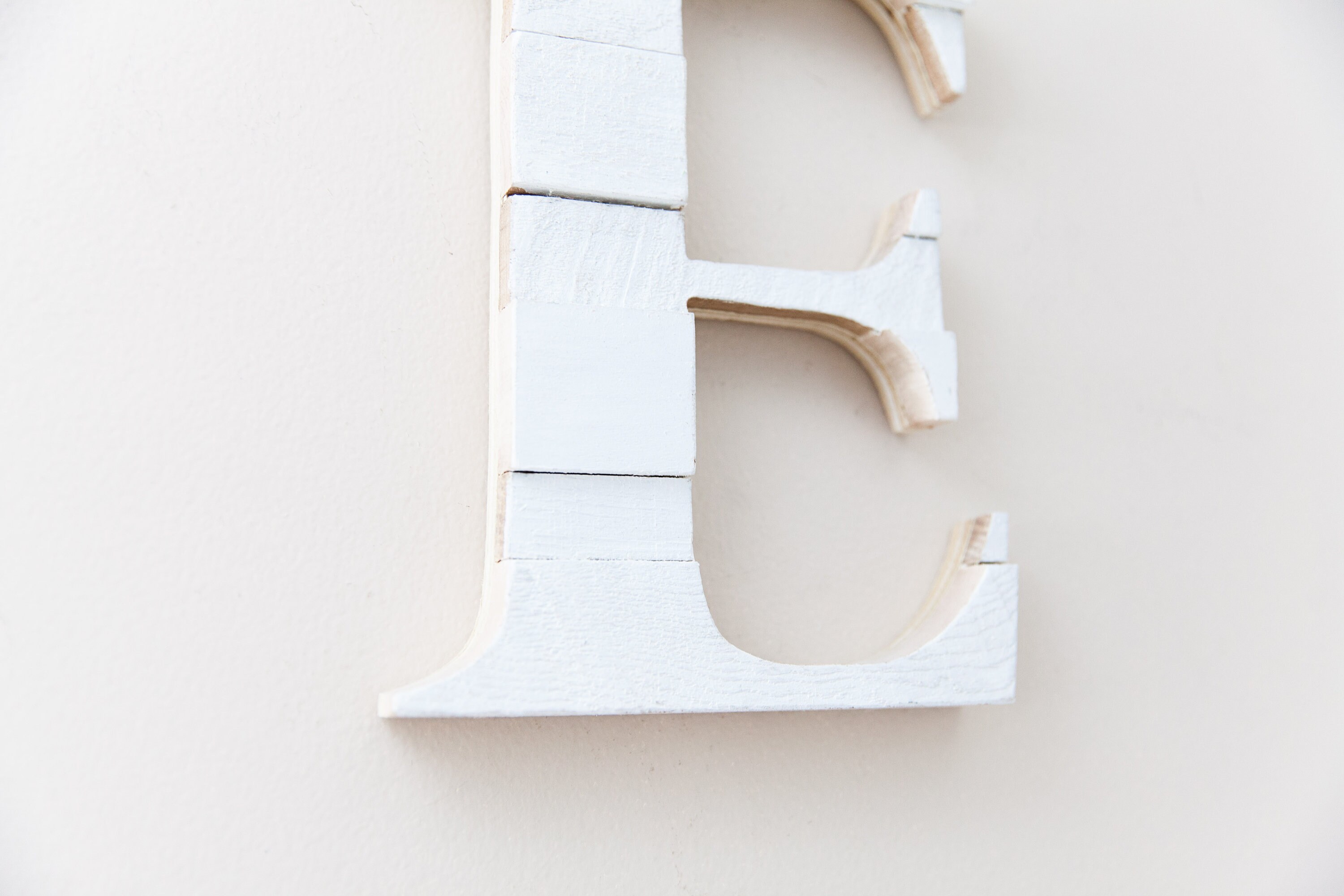 White Wood Letter, Gallery Wall Decor - Etsy