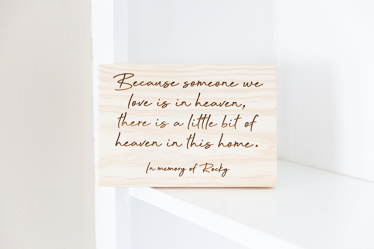 Heaven Sign, Heaven in Home, in Memory Of, Loss of Loved One, Grievance ...