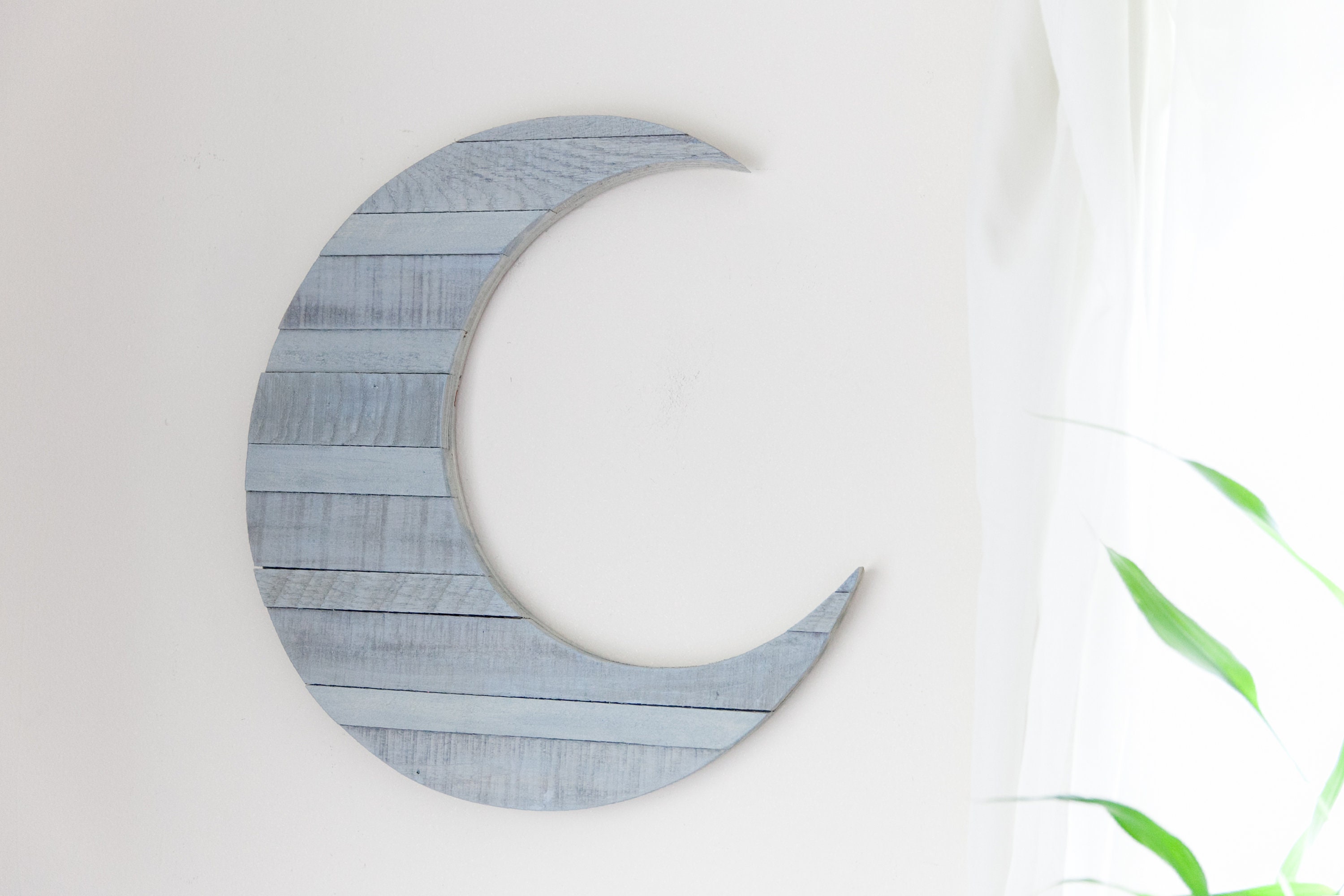 Moon Wall Decor, Gray Moon - Etsy
