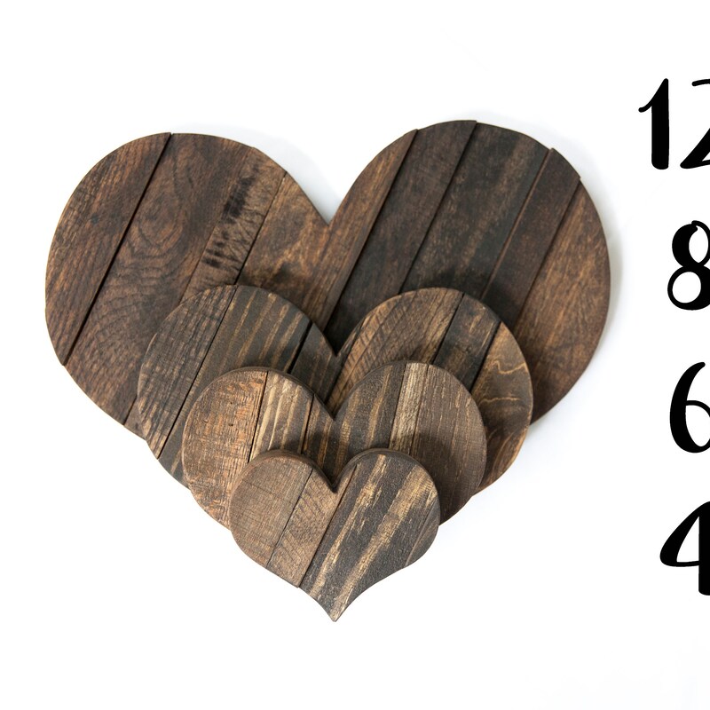 Wood Heart Decor - Etsy