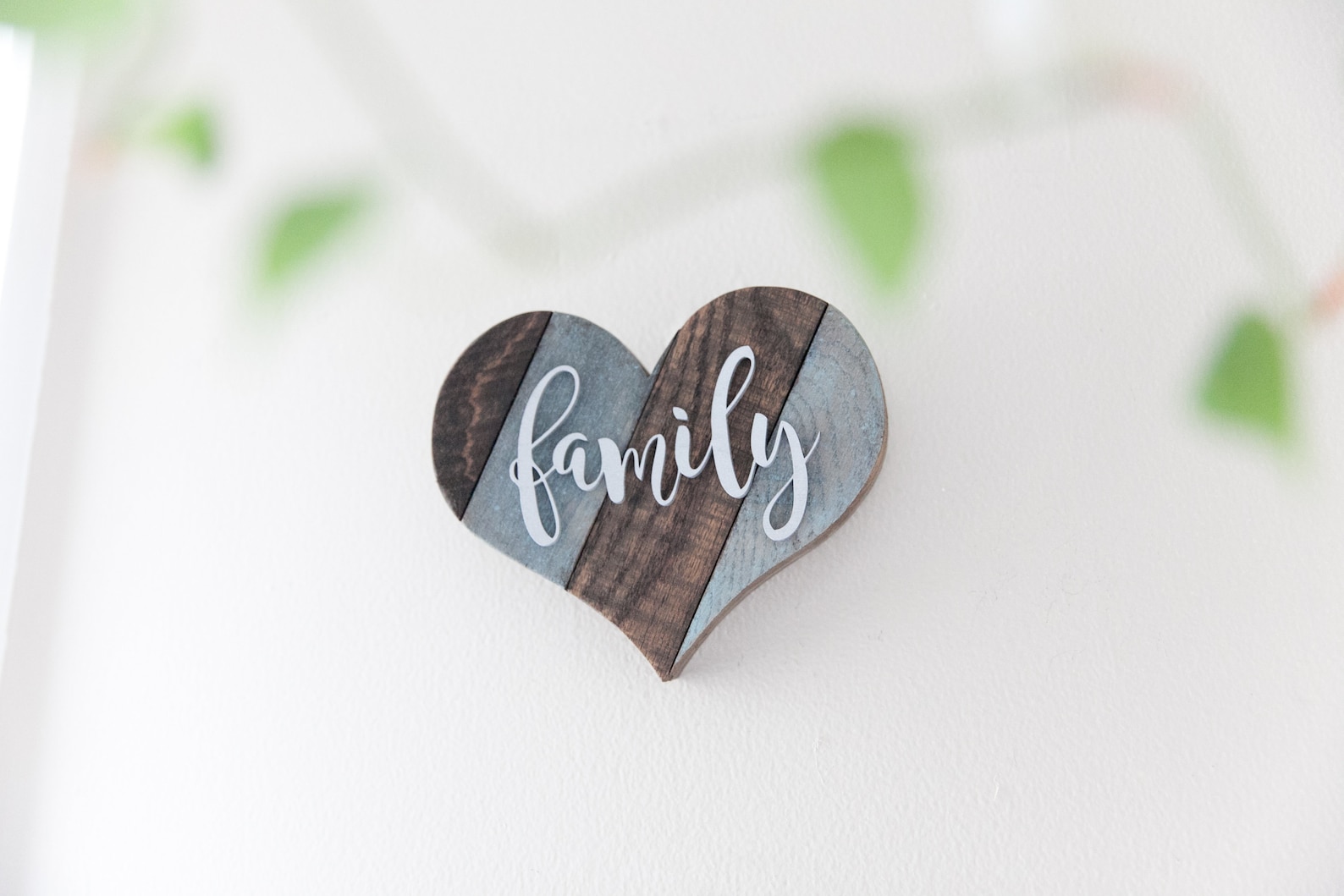 Rustic Home Decor Wooden Farmhouse Heart Wood Family Heart - Etsy