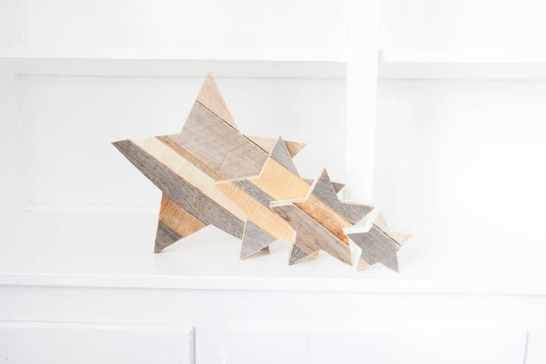 Rustic Home Decor, Farmhouse Decor, Wood Star, Wall Decor, Reclaimed ...