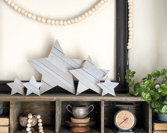 Rustic Home Decor, Farmhouse Decor, Wood Star, Country Home Decor ...