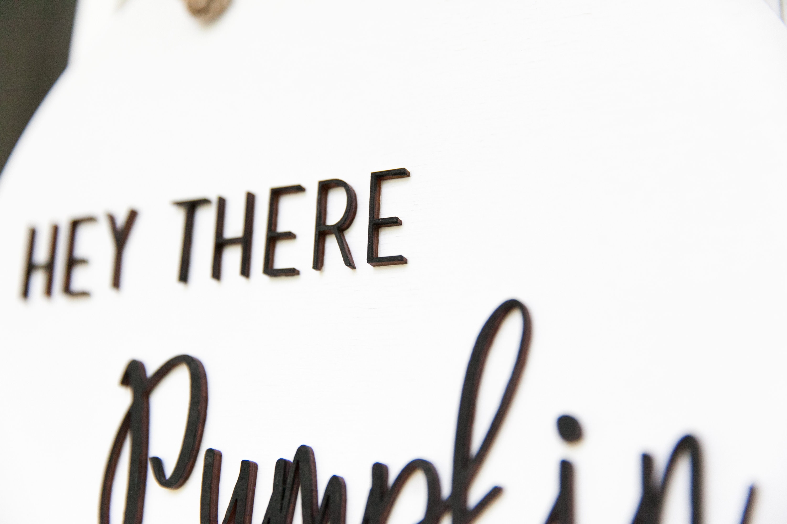 Fall Front Door Decor, Hey There Pumpkin Sign - Etsy