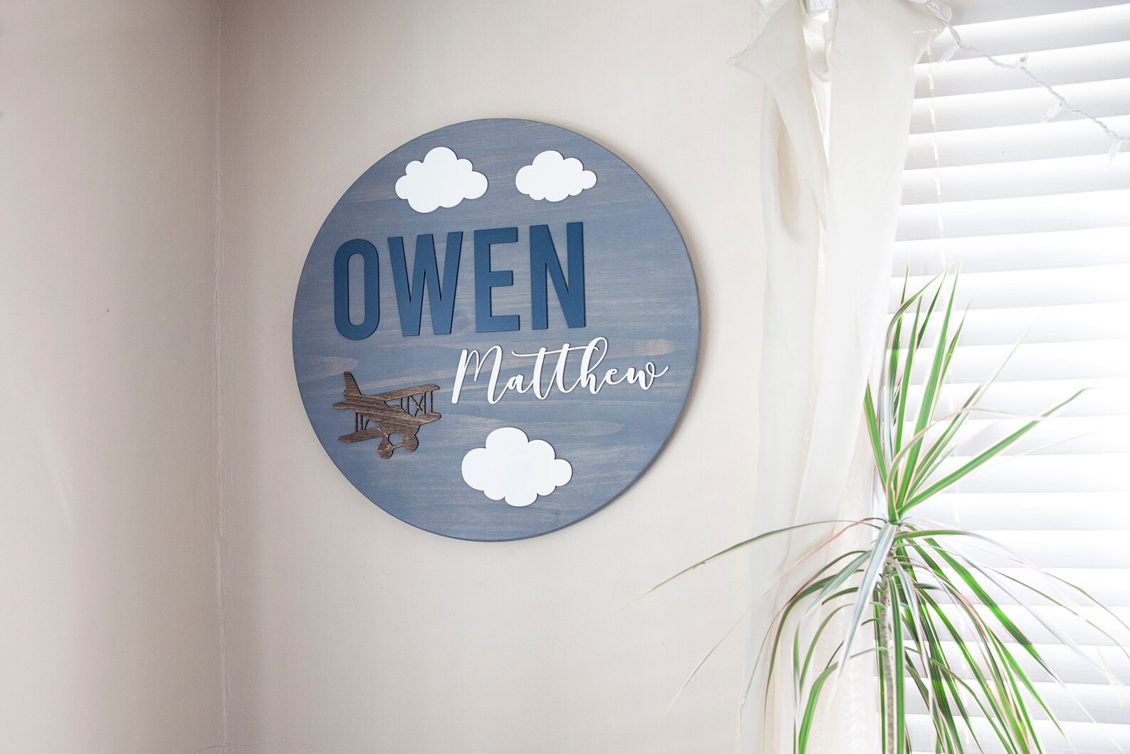 Name Wall Sign Custom Name Sign for Nursery Large 24 Inch | Etsy