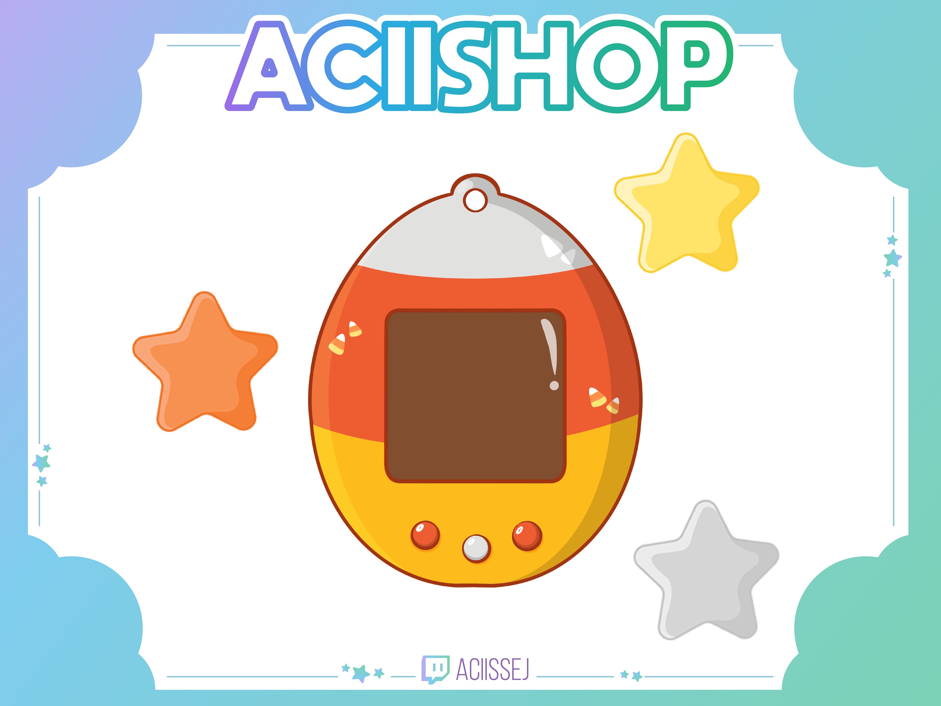 STATIC Halloween Tip Jar for Twitch and Youtube Stream | Cute Candy ...