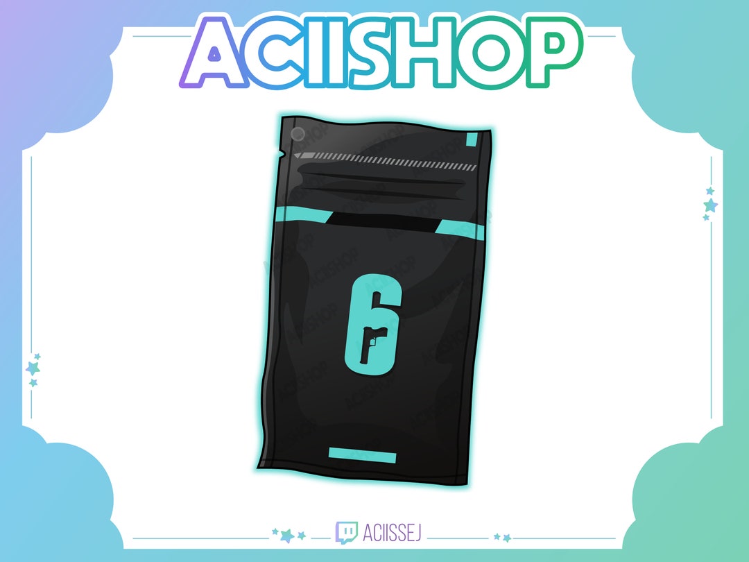 Rainbow Six Siege | Rare (blue) Alpha Pack Twitch Emote | Channel Point ...