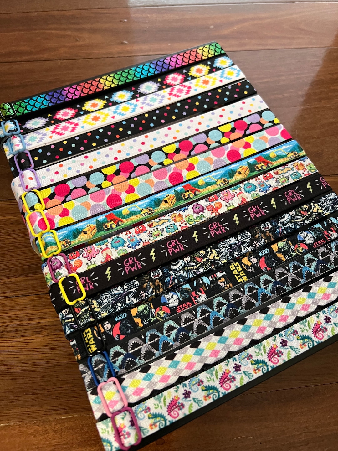 Adjustable Planner Band Also Bookmark or Notebook or Tablet Band Pick ...