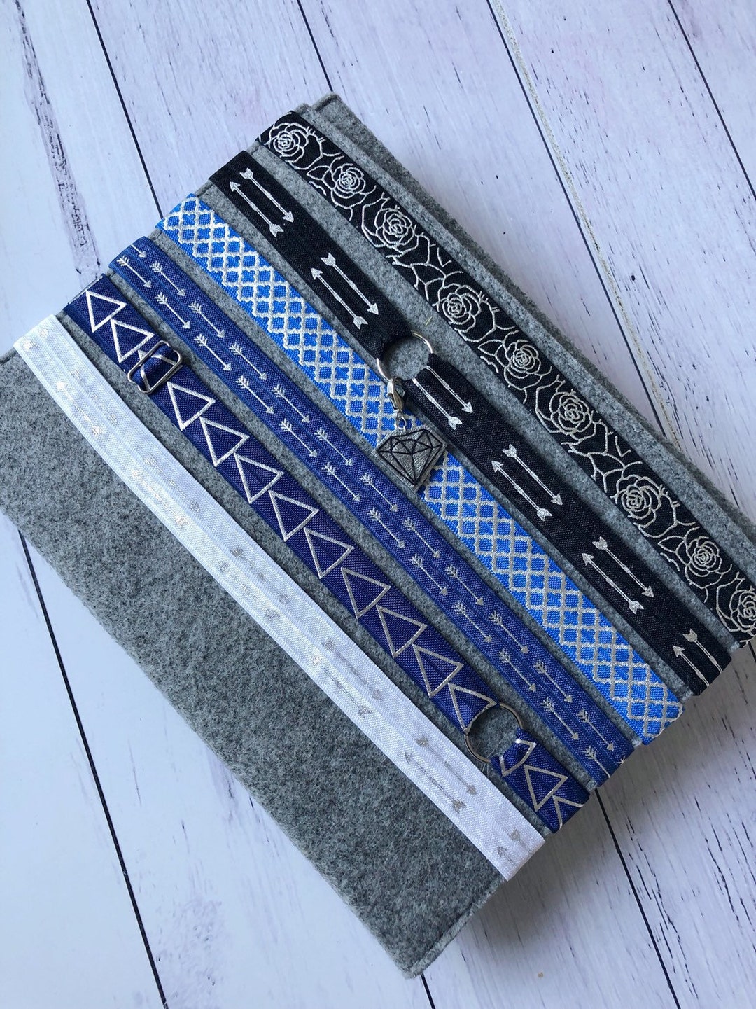 Adjustable Planner Band Also Bookmark or Notebook or Tablet Band Pick ...